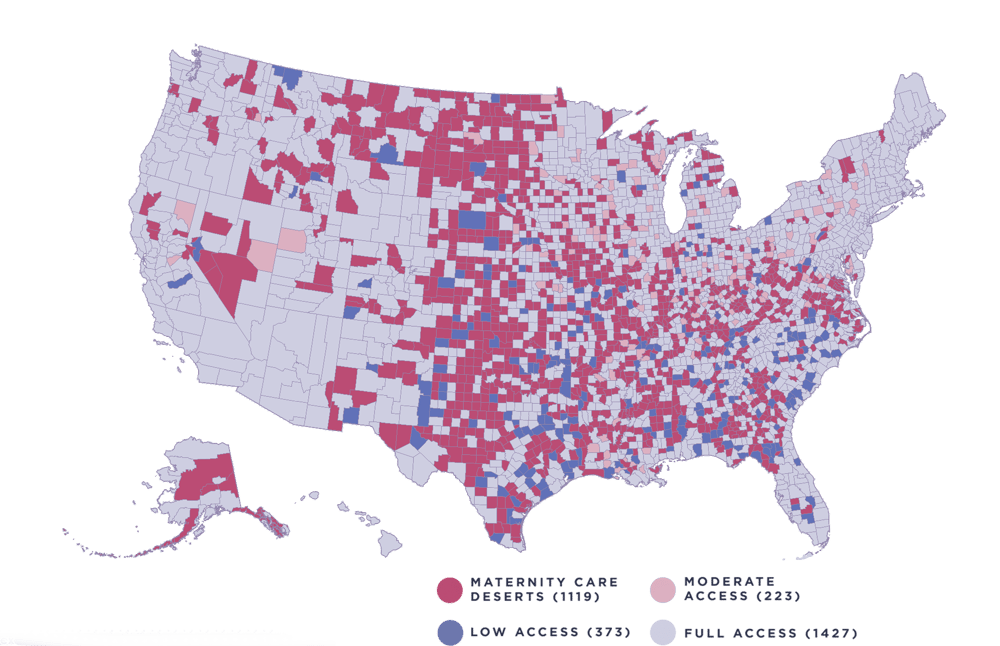 Maternity Care Deserts | Improve Rural Maternal Outcomes